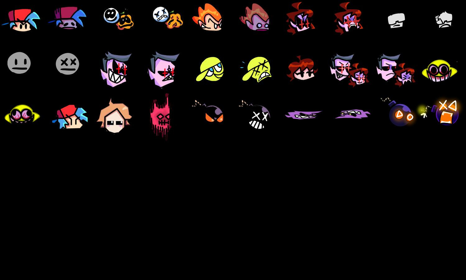 New Friday night Funkin' Icons Mod for Friday Night Funkin' | FNF Mods