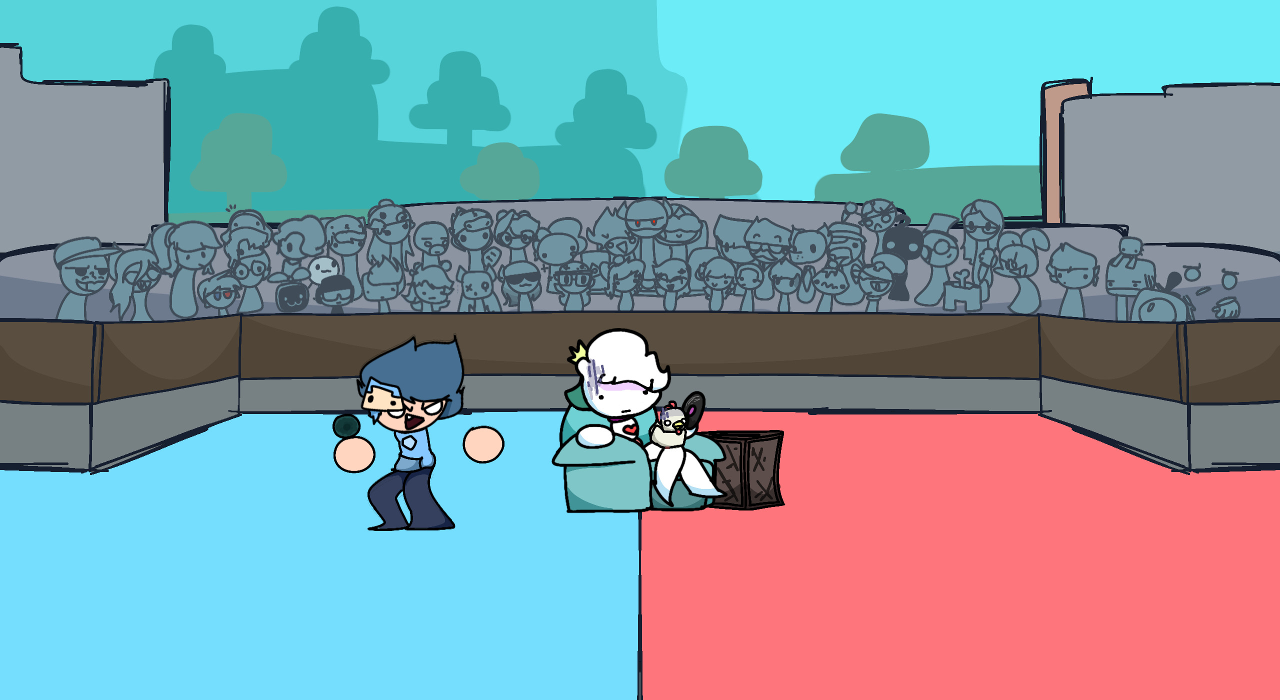 Diamond Matt skin mod Mod for Friday Night Funkin' | FNF Mods