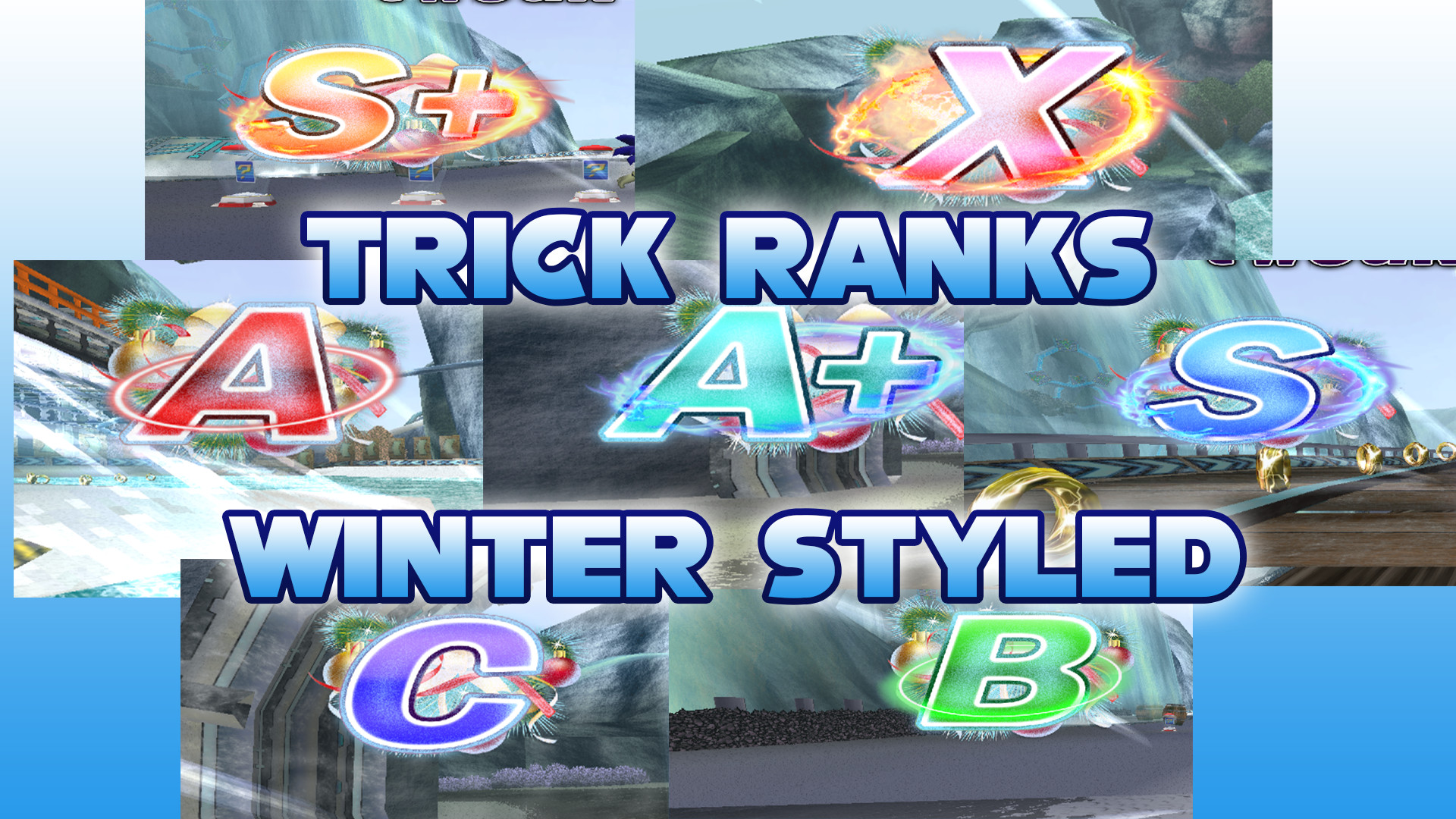 Winter HD Texture Pack Mod for Sonic Riders (GameCube) | SR-GC Mods