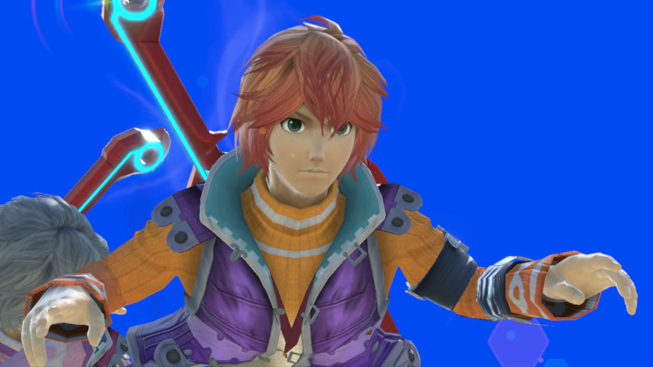 Smash 4 Shulk Face and Hair Mod for Super Smash Bros. Ultimate | SSBU Mods