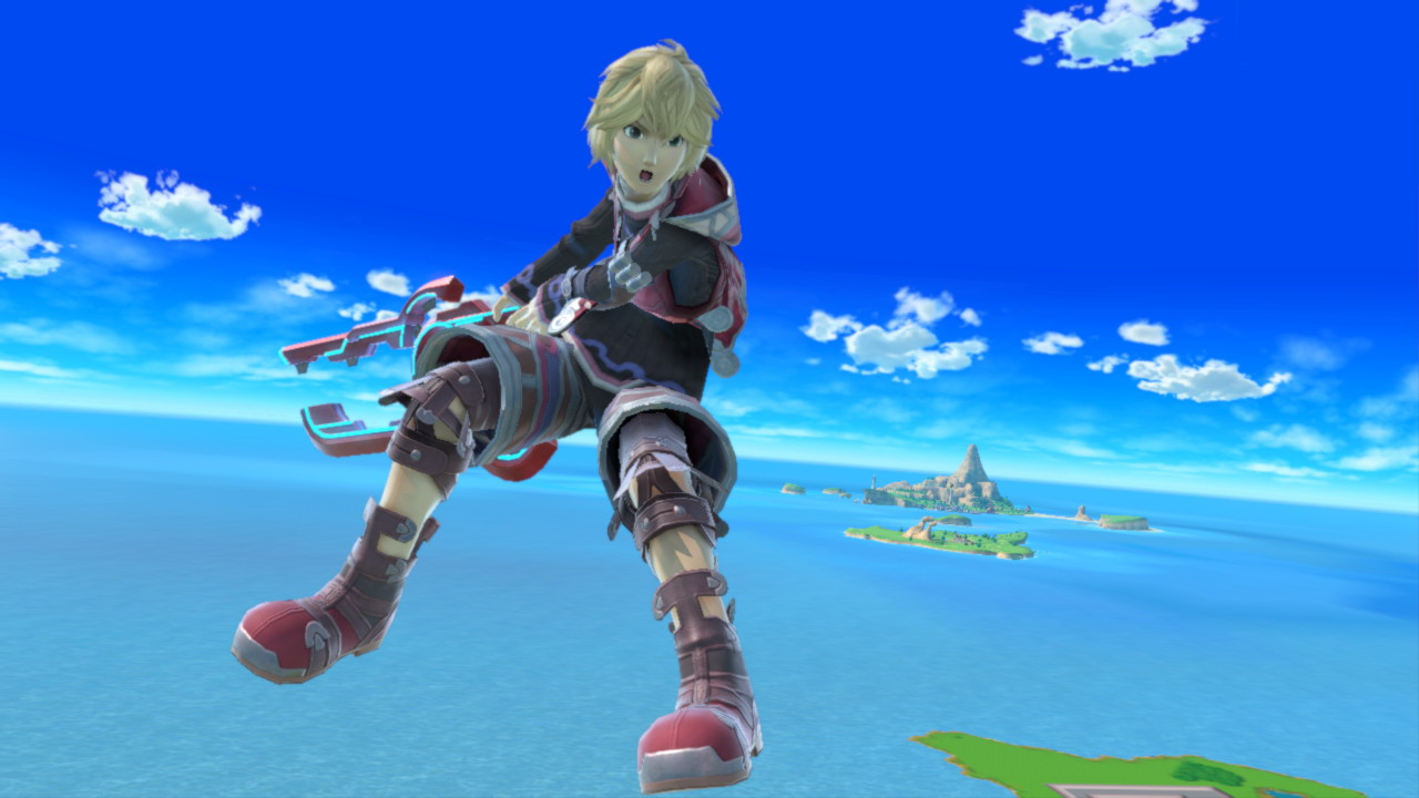 Smash 4 Shulk Face and Hair Mod for Super Smash Bros. Ultimate | SSBU Mods