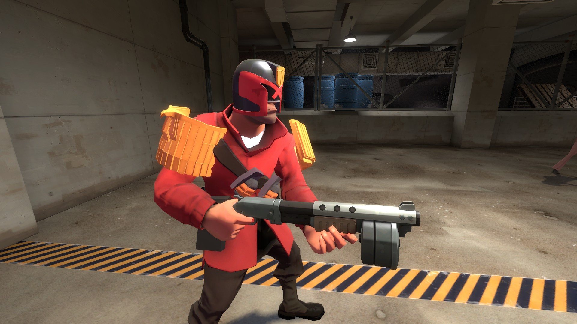 Judge Dredd- Brain Bucket Mod for Team Fortress 2 | TF2 Mods