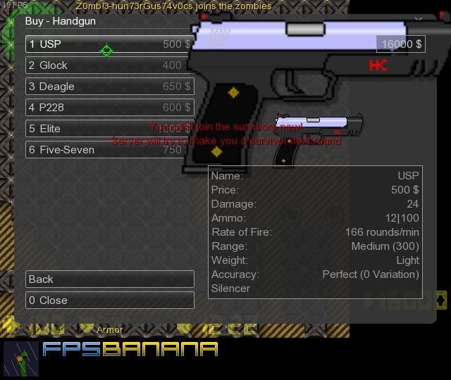 H&K USP Match by Makbro's [CS2D] [Mods]