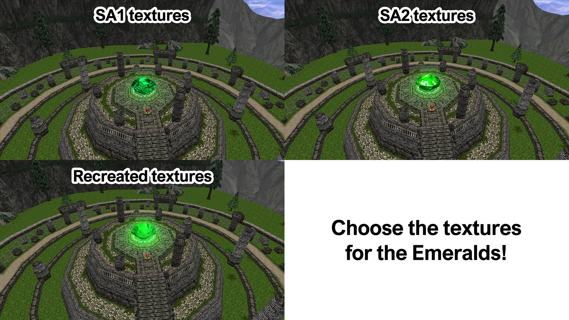 (DC/DX) ESRGAN-AI HD Textures [Sonic Adventure DX] [Mods]