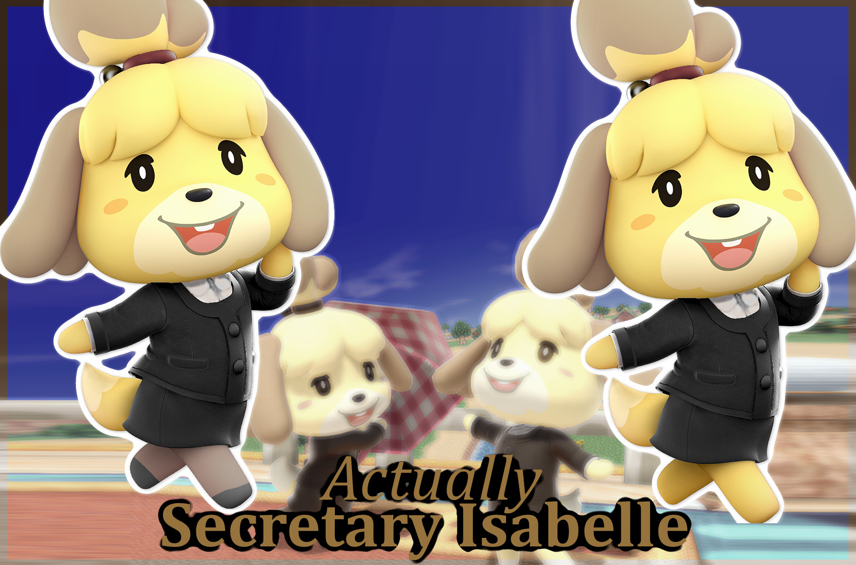 Actually Secretary Isabelle Mod for Super Smash Bros. Ultimate | SSBU Mods