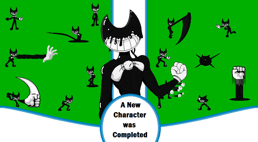 Ink Bendy All Sprites (Bendy and the Ink Machine) Mod for Super Smash ...