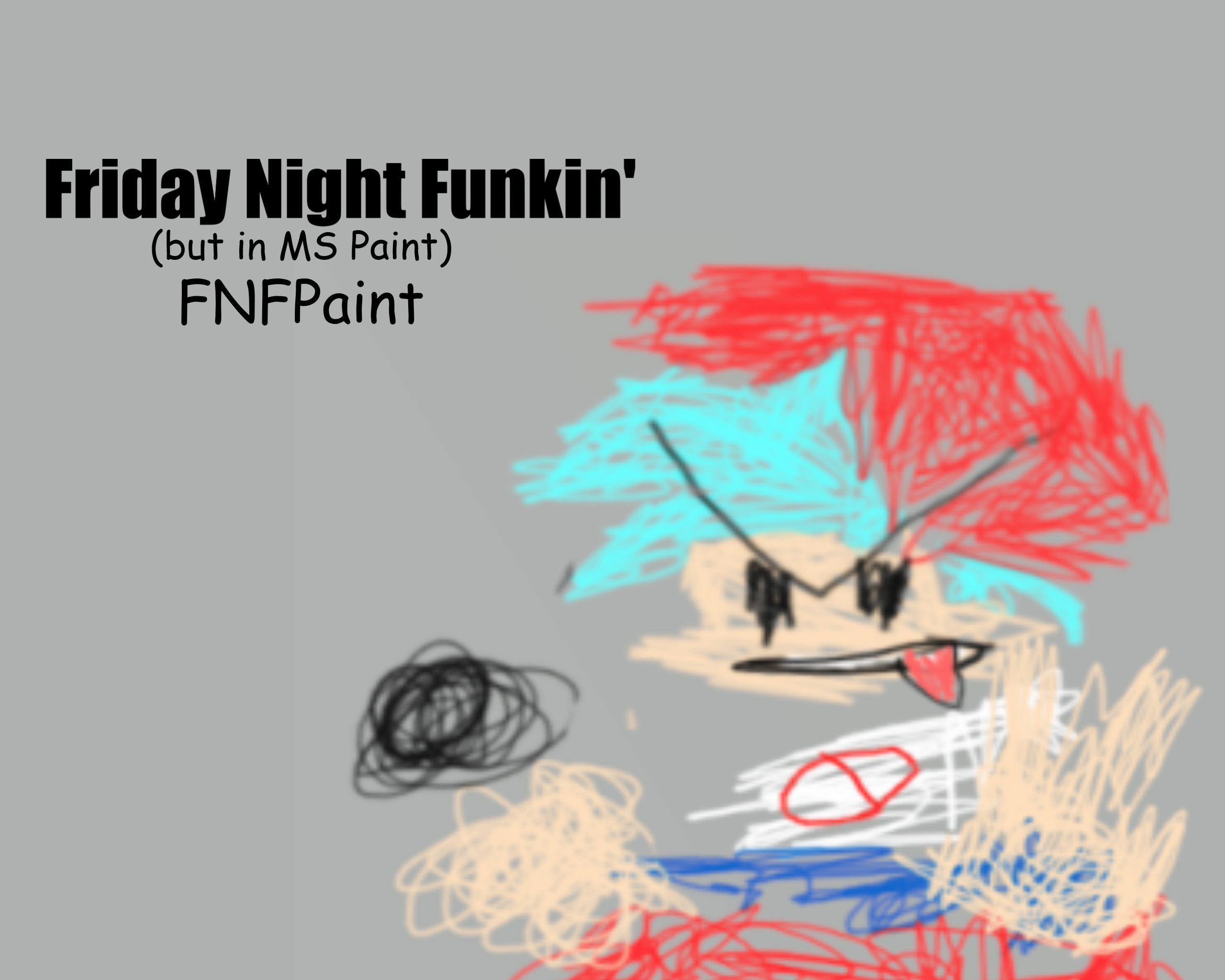 FNFPaint- Friday Night Funkin' made with MS Paint Mod for Friday Night ...