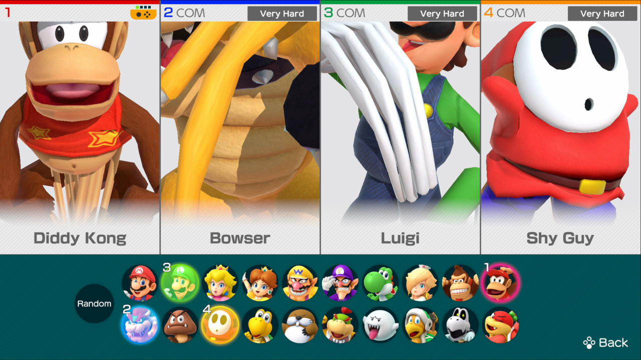 Distorted Characters / NPCs [Super Mario Party] [Mods]