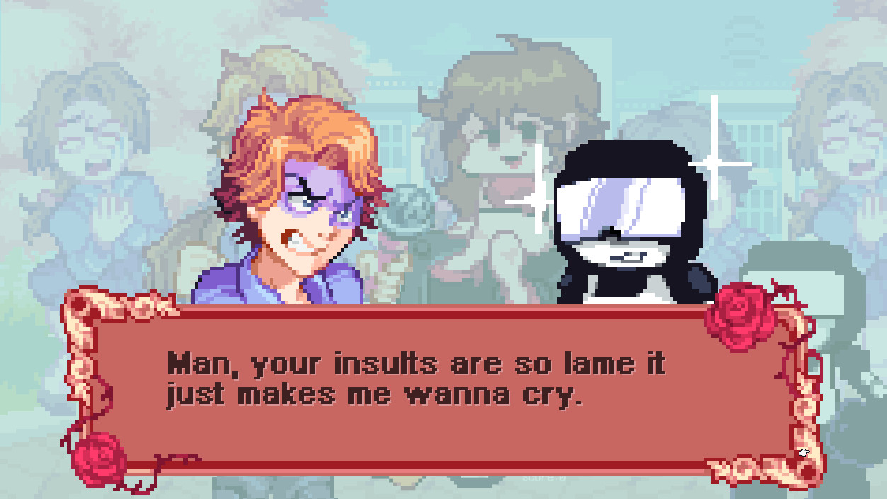 Pixel Tankman over Pixel BF Mod for Friday Night Funkin' | FNF Mods