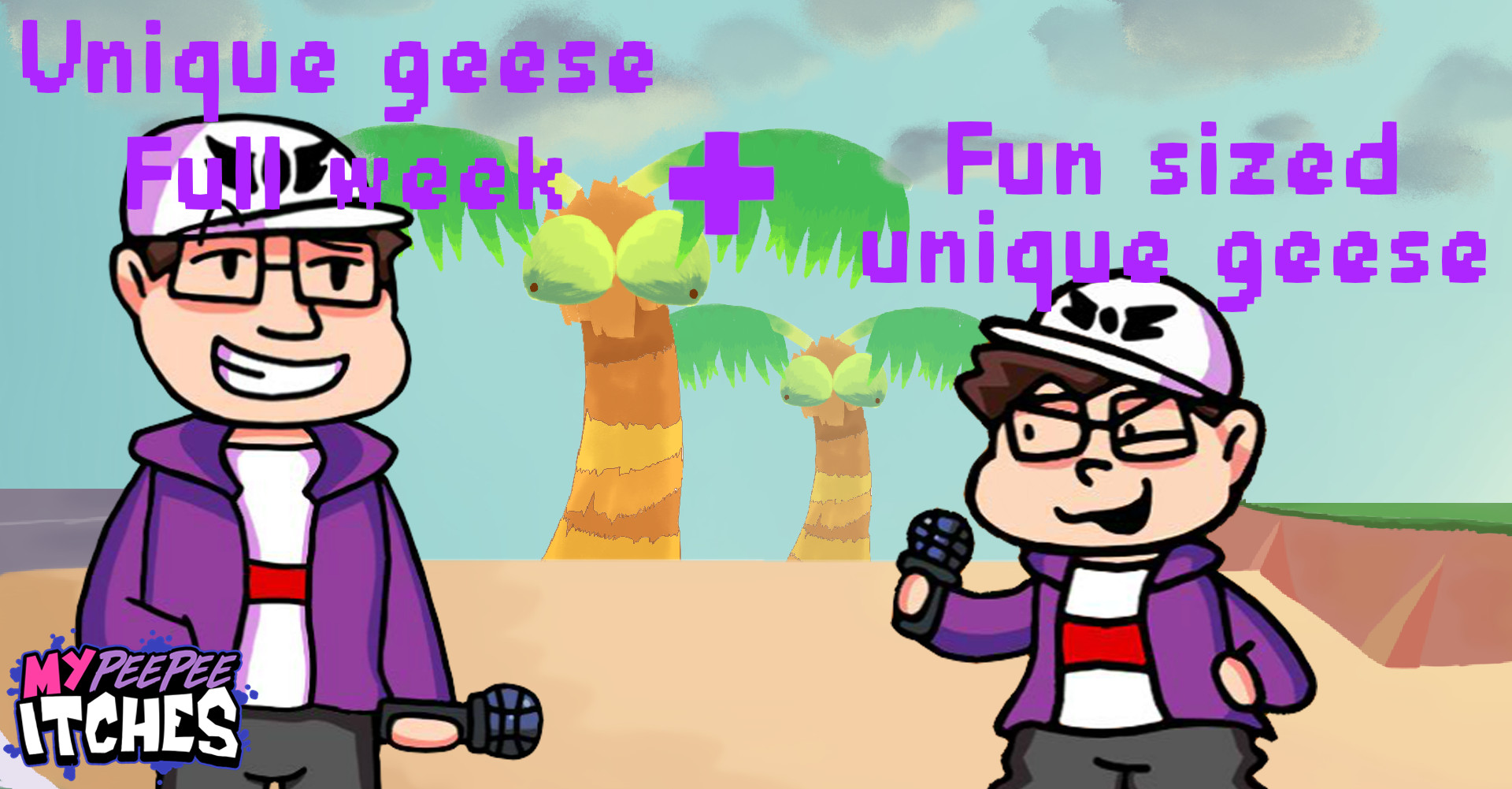 Vs UniqueGeese (Dave's take) + Fun sized [Friday Night Funkin'] [Mods]