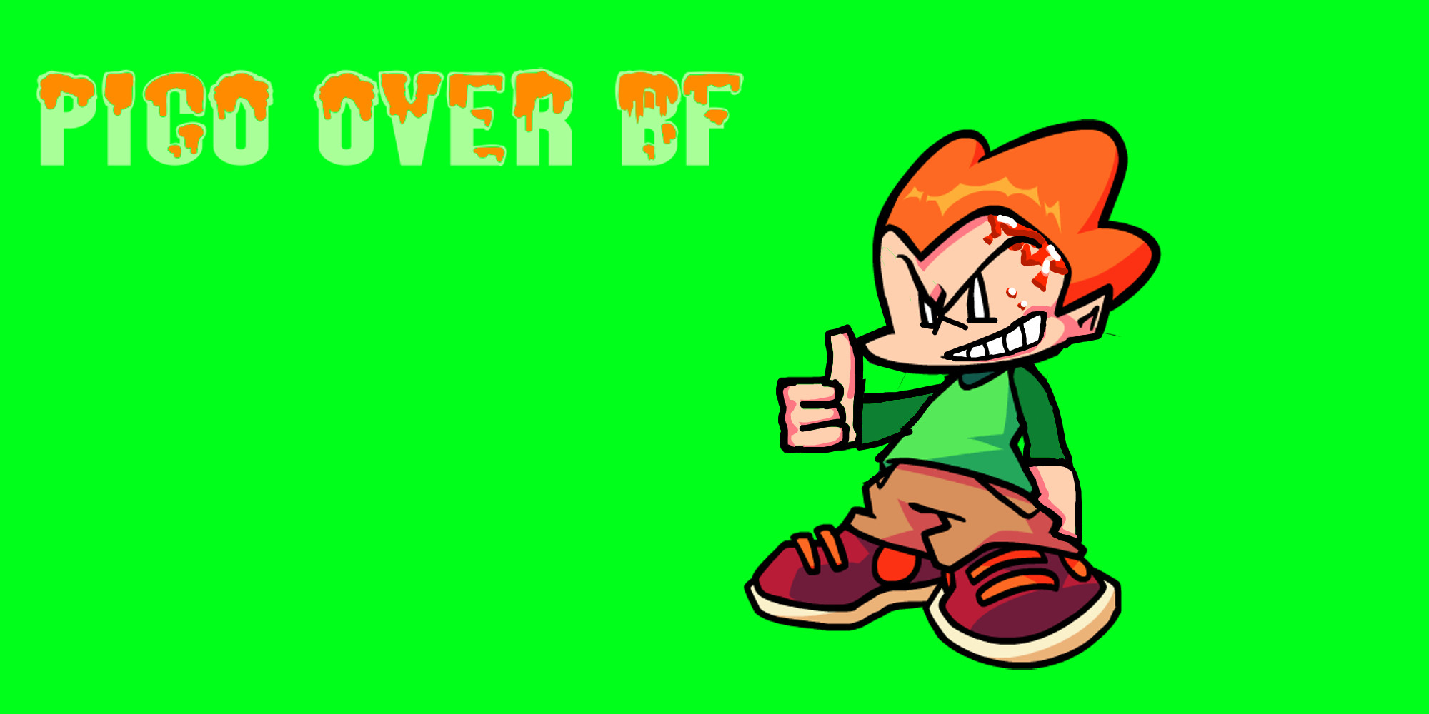 PICO over bf [Friday Night Funkin'] [Mods]