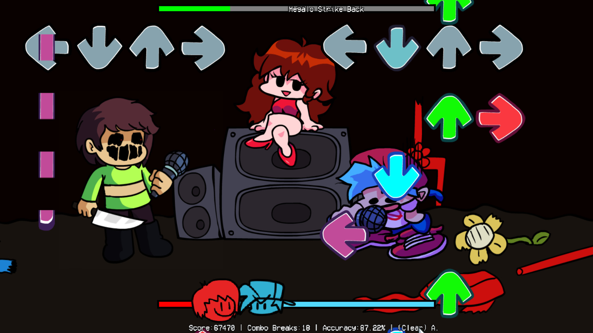 VS Chara Rechart (My Version) Mod for Friday Night Funkin' | FNF Mods