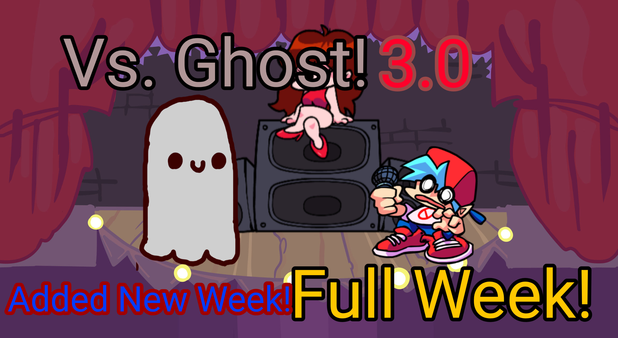 Vs. Ghost! Full week 3.0 Mod for Friday Night Funkin' | FNF Mods