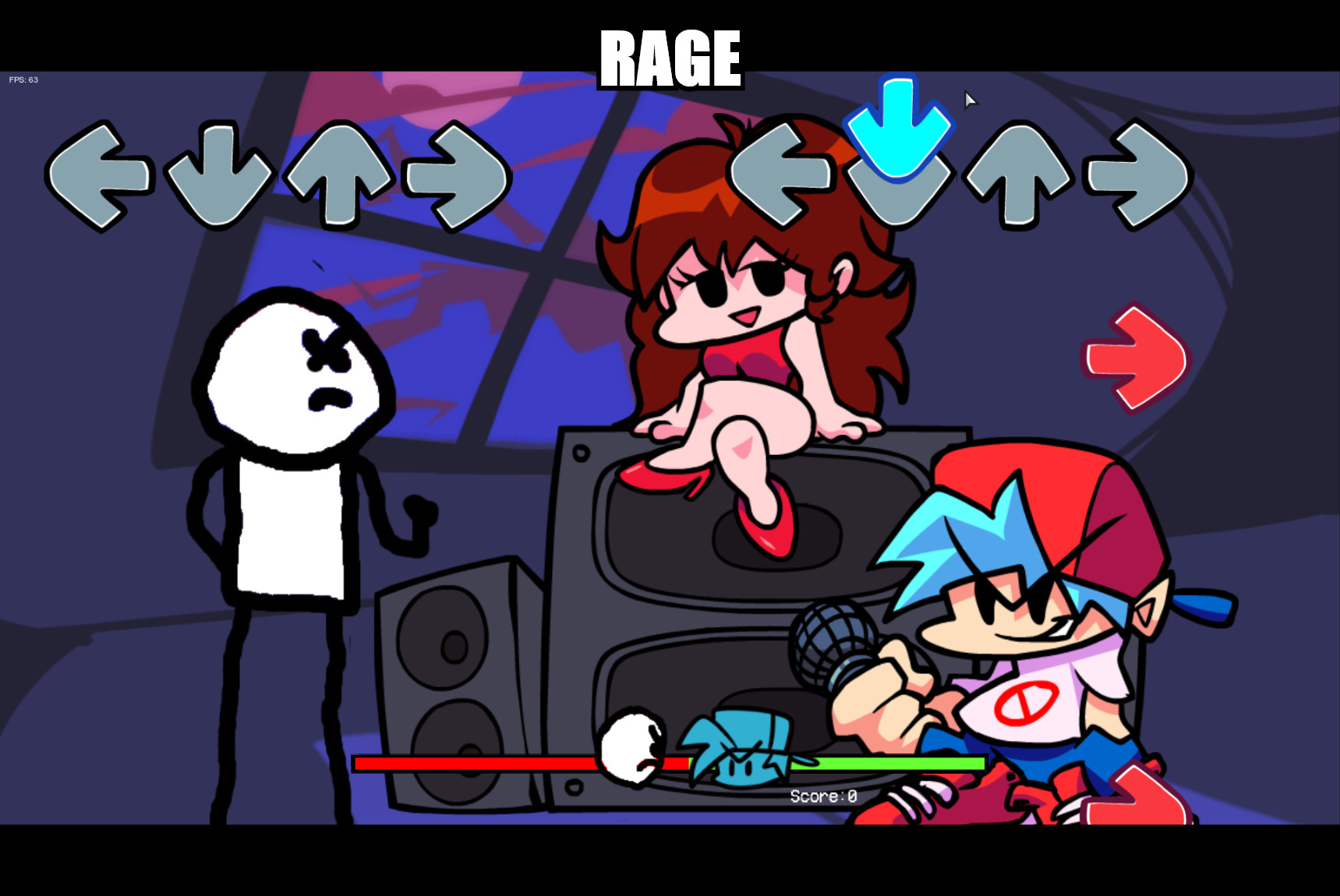Rage mod Mod for Friday Night Funkin' | FNF Mods