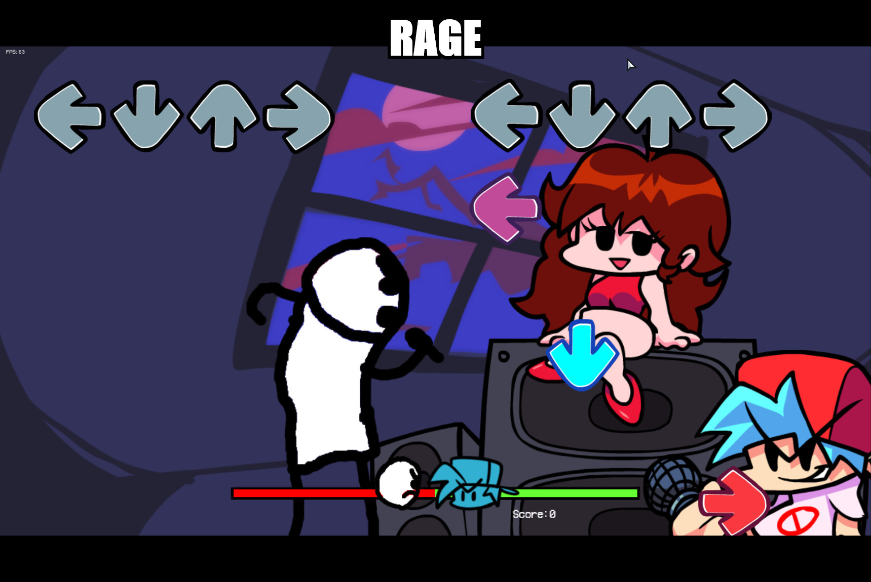 Rage mod [Friday Night Funkin'] [Mods]