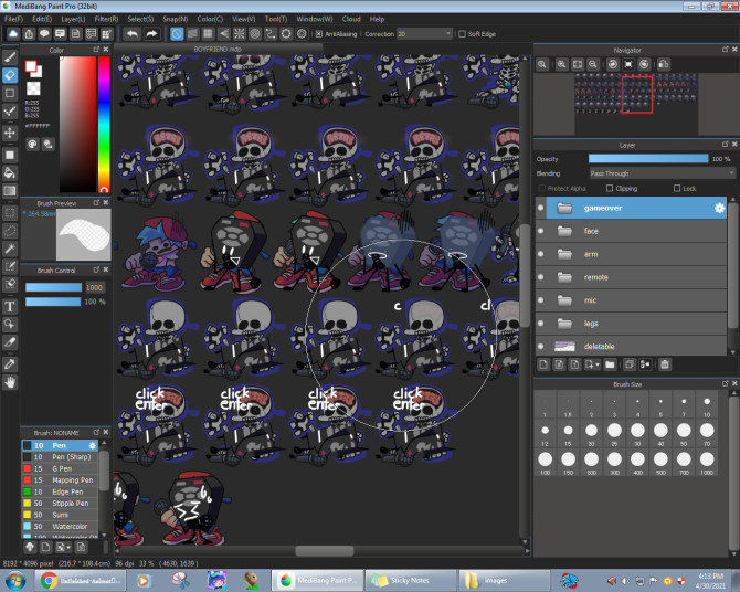 Remote (TPOT) Over BF Mod for Friday Night Funkin' | FNF Mods