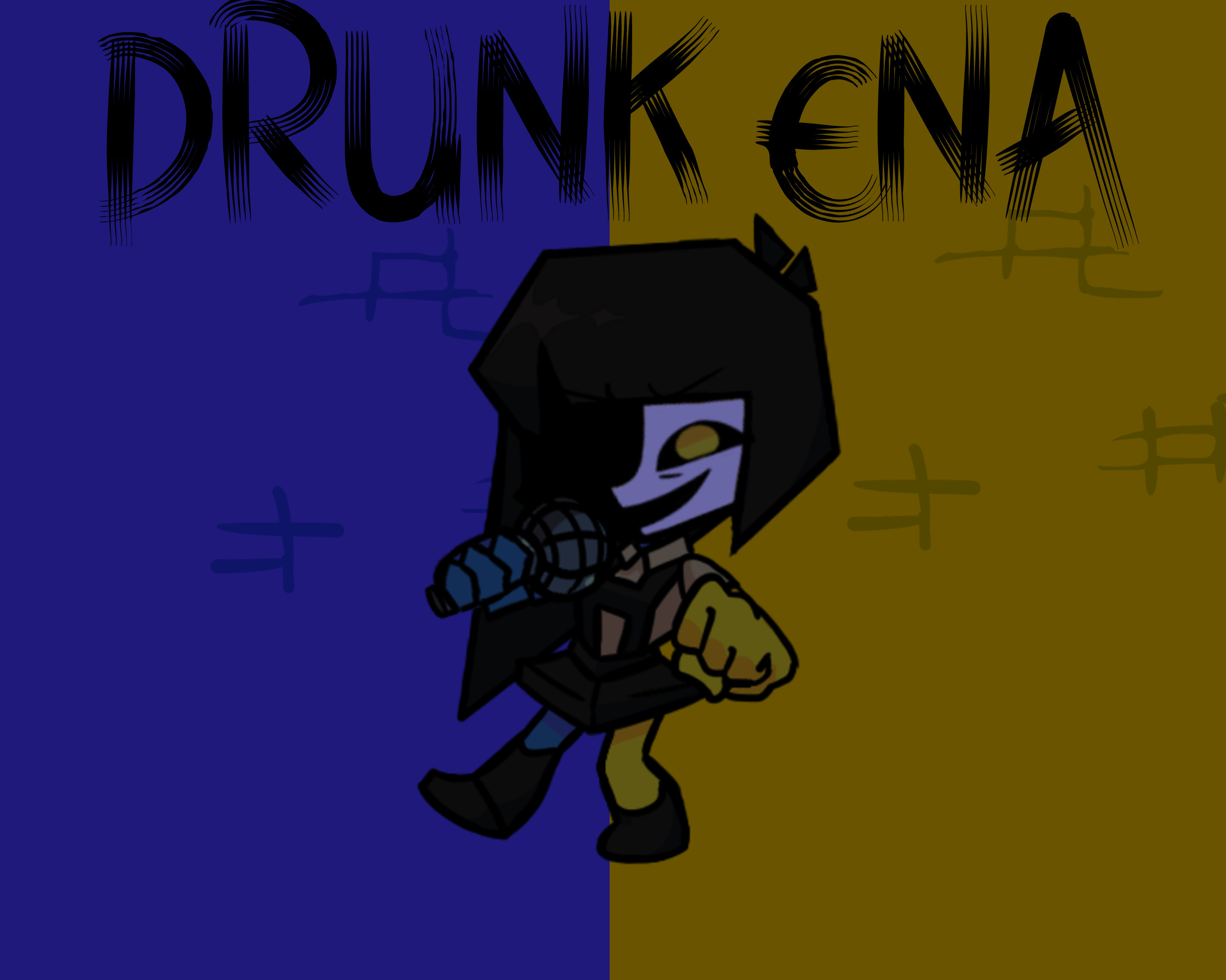 Playable Drunk ENA Mod for Friday Night Funkin' | FNF Mods