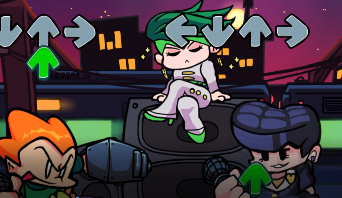 JJBA: Josuke BF & Rohan GF mod Mod for Friday Night Funkin' | FNF Mods