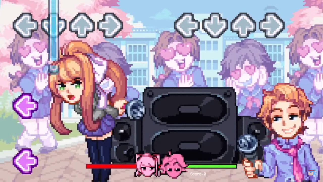 Your Reality (Monika & Senpai) Mod for Friday Night Funkin' | FNF Mods