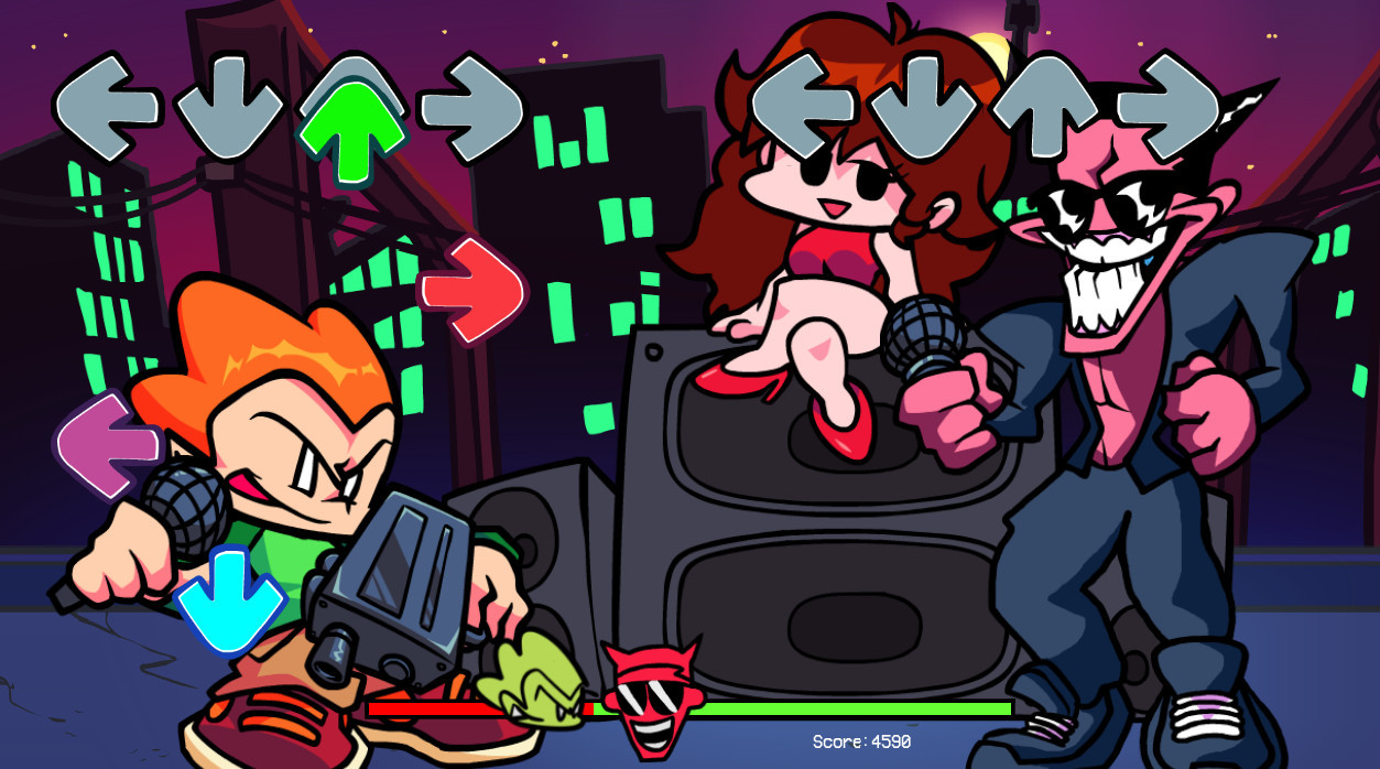 Henchman over Boyfriend Mod for Friday Night Funkin' | FNF Mods