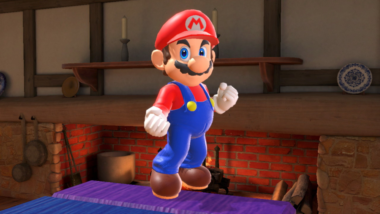 Half-Mainline / Plastic Mario Mod for Super Smash Bros. Ultimate | SSBU ...