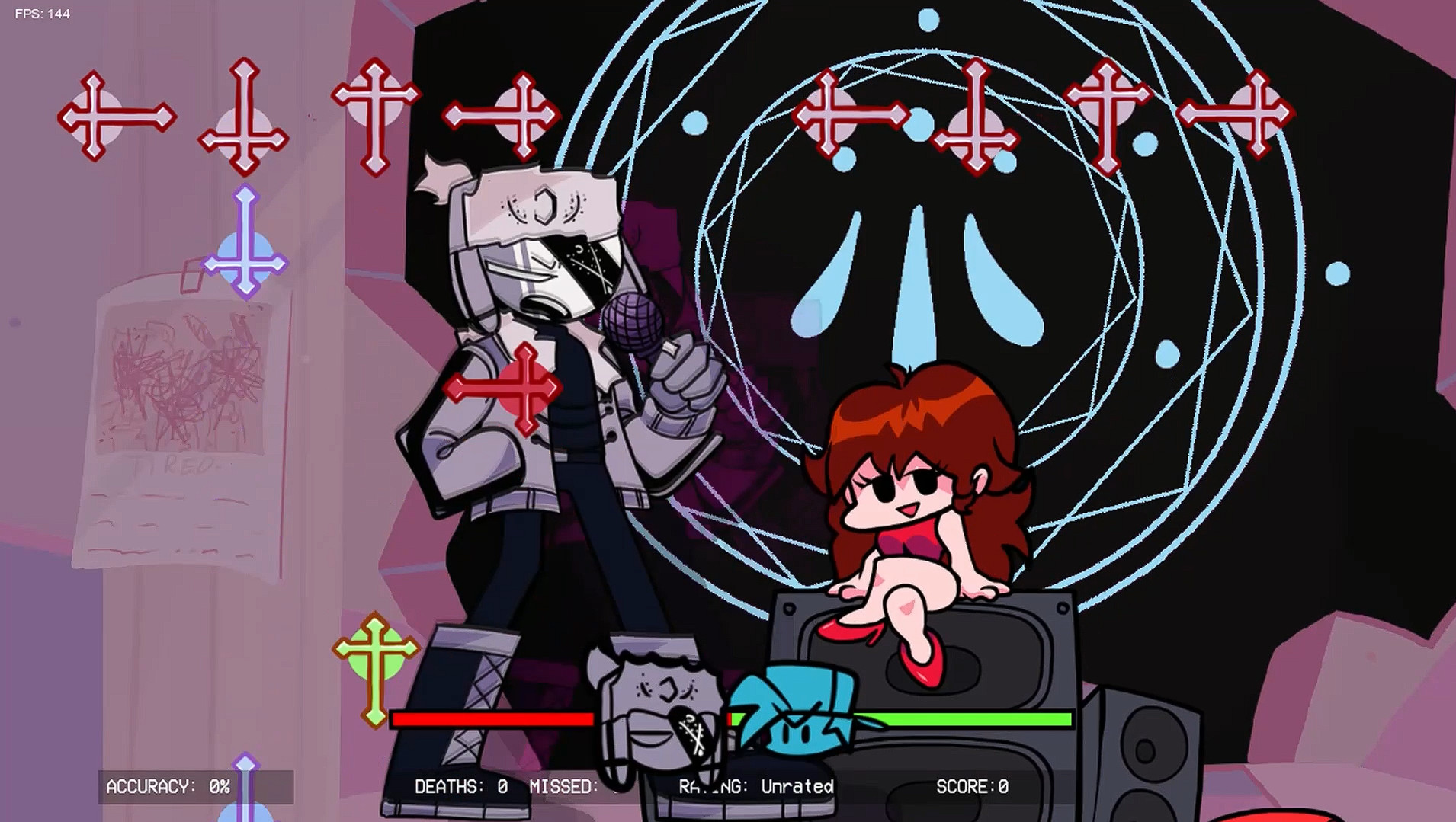 Ruv-el Mod - Mid-Fight Masses Mod for Friday Night Funkin' | FNF Mods