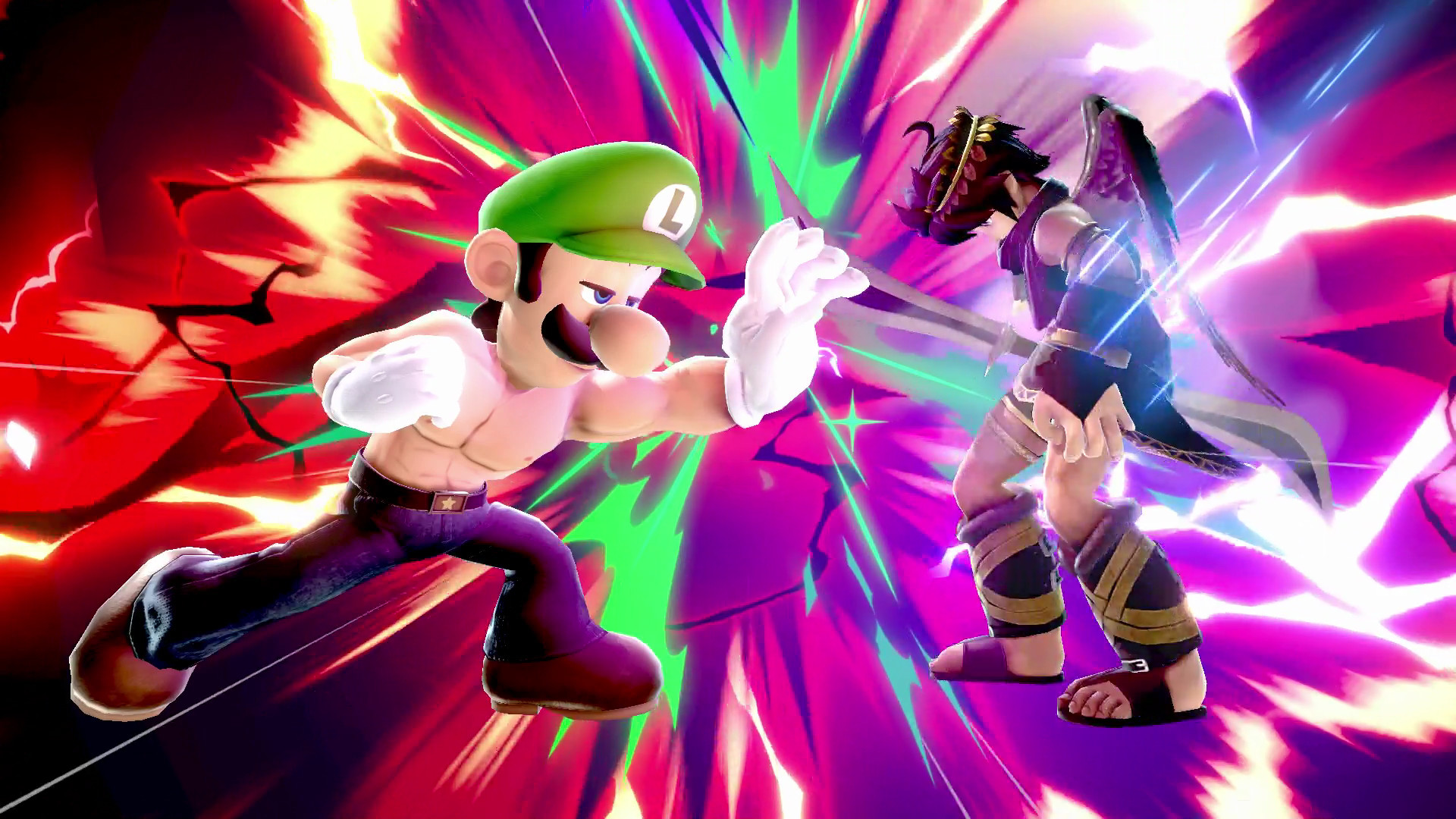 Swole Luigi Mod for Super Smash Bros. Ultimate | SSBU Mods