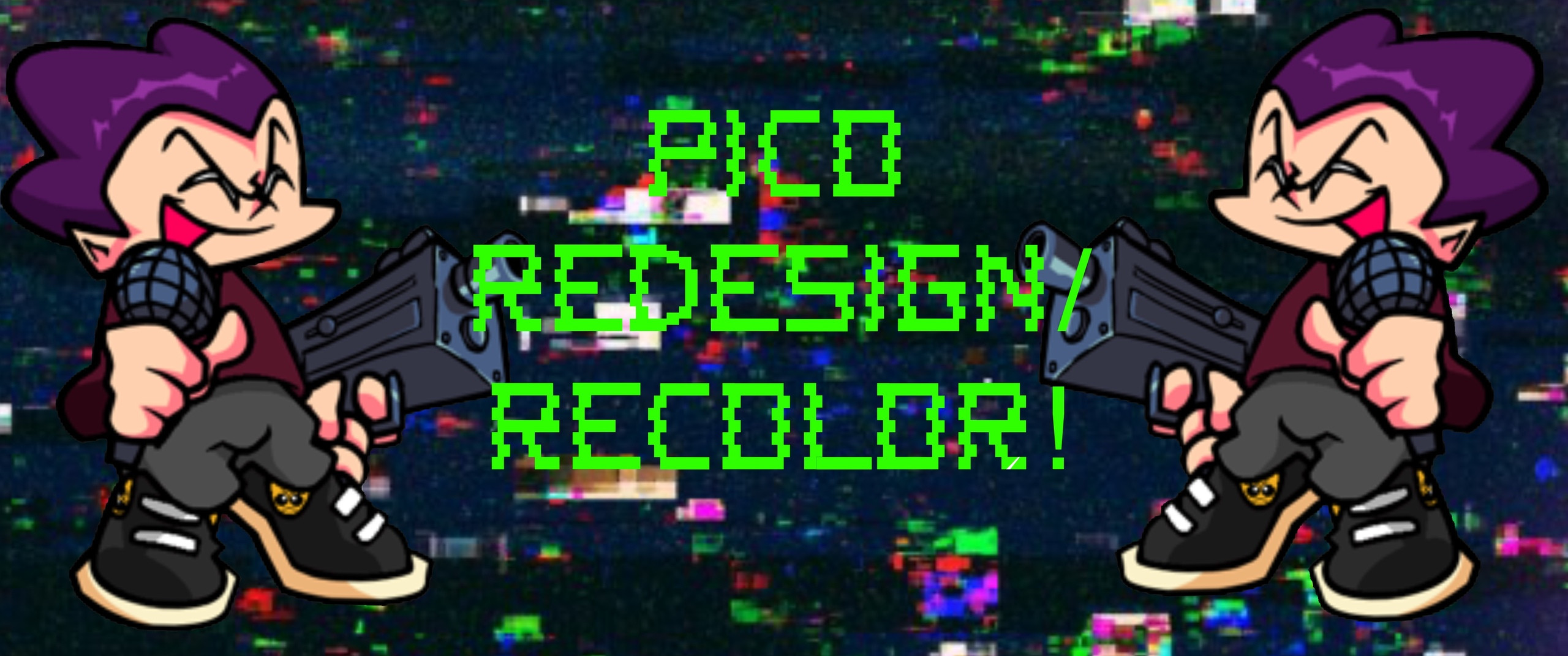 pico recolor/redesign! Mod for Friday Night Funkin' | FNF Mods
