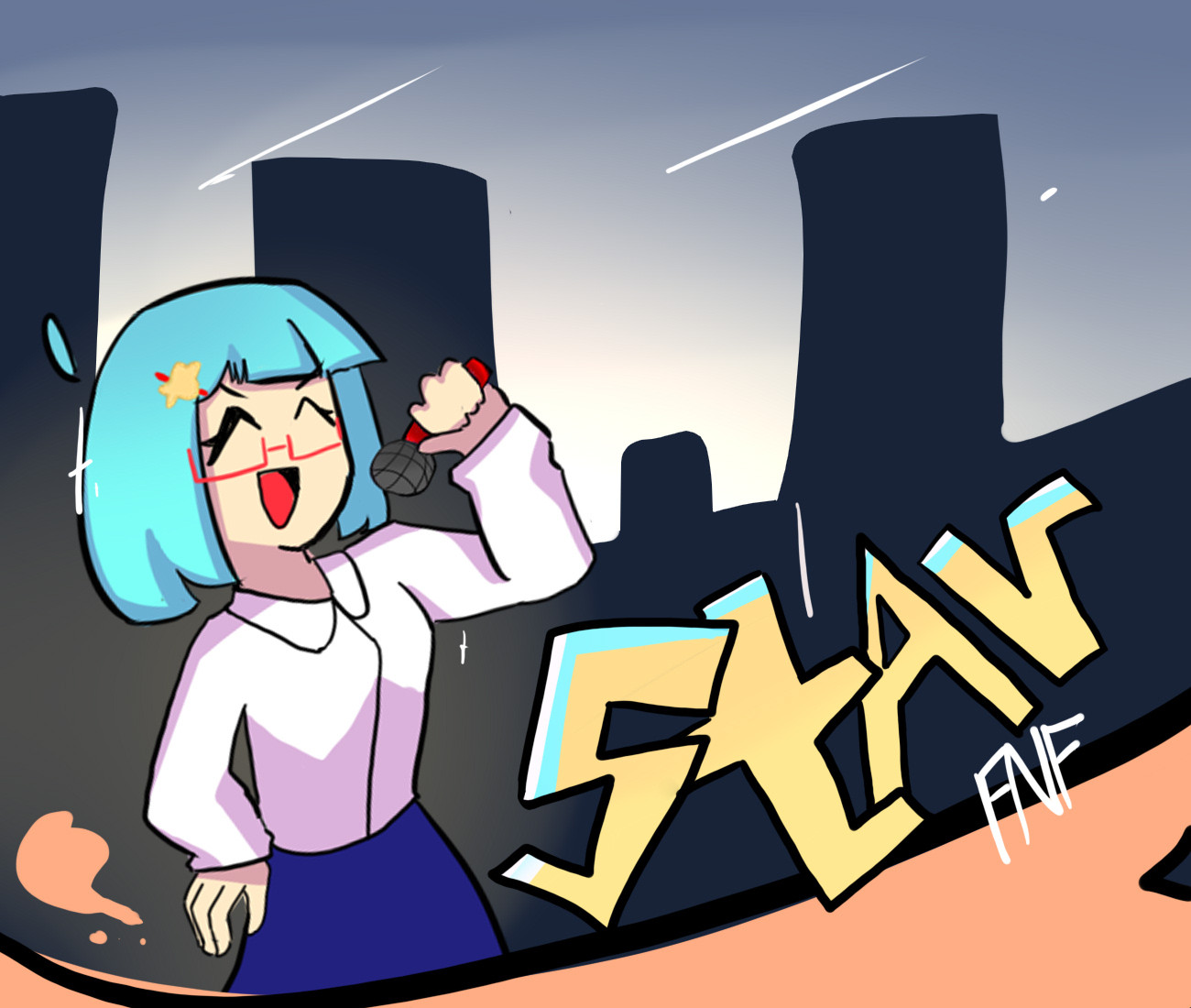 FNF mod : star(over DADDY DEAREST) Mod for Friday Night Funkin' | FNF Mods