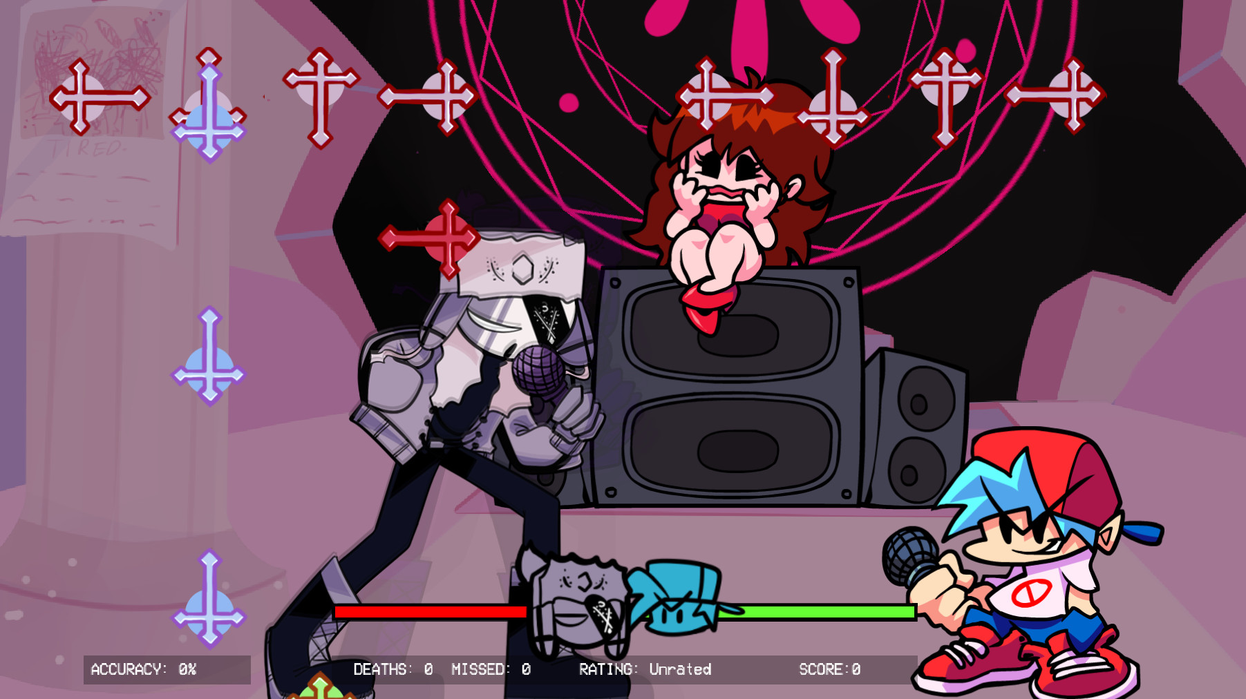 Gospel but Ruv sings it (Ru-vel) Mid-Fight Masses Mod for Friday Night ...