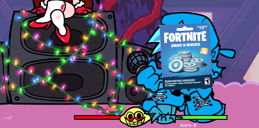 FNF: 19 dollar fn card (win hor) Mod for Friday Night Funkin' | FNF Mods