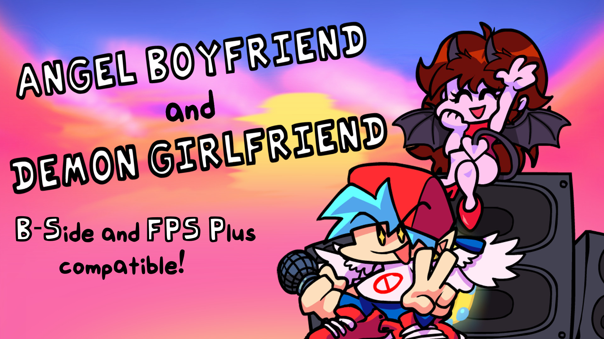 Angel Boyfriend & Demon Girlfriend Skins Pack Mod for Friday Night ...