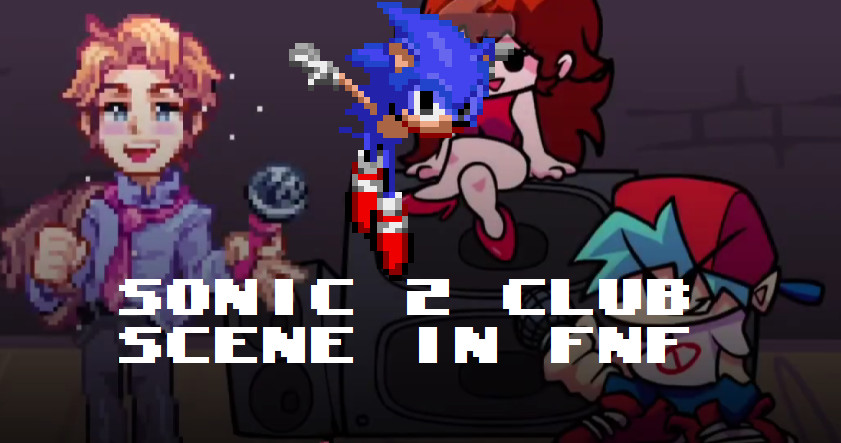 Sonic 2 Club Scene Music in FNF [Friday Night Funkin'] [Mods]