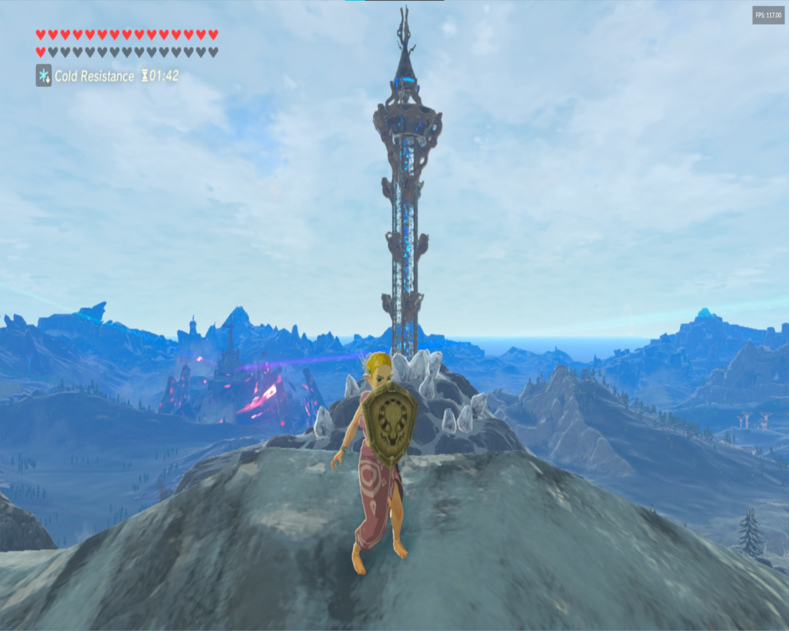 Ordon Shield over Traveler's Shield Mod for The Legend of Zelda: Breath ...