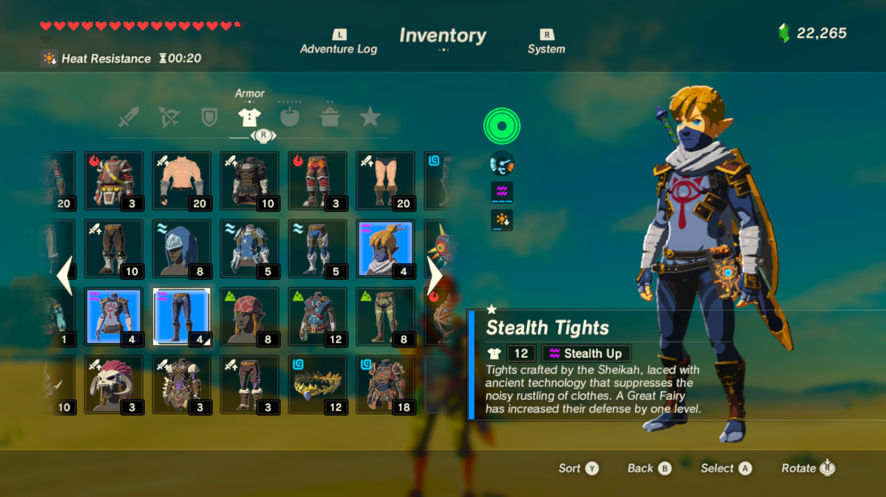 Link Short Hair (Default + Armor) Mod for The Legend of Zelda: Breath ...