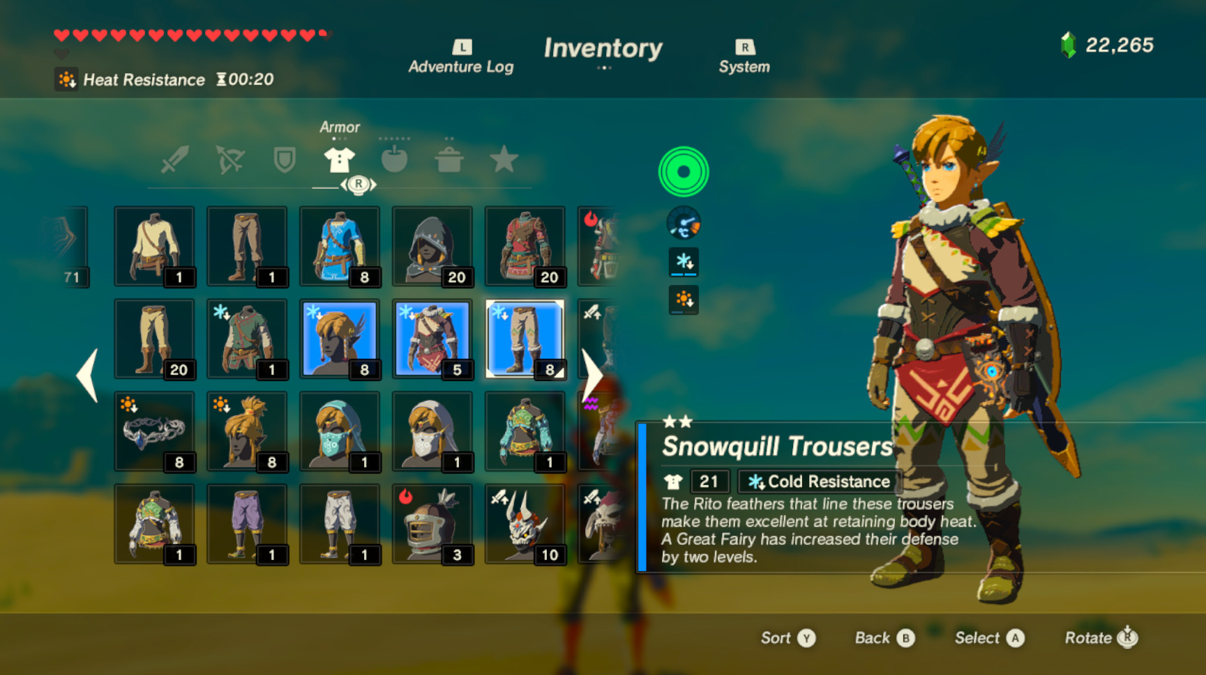 Link Short Hair (Default + Armor) Mod for The Legend of Zelda: Breath ...