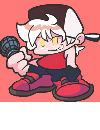 Moxxie skin for genderbend Boyfriend [Friday Night Funkin'] [Mods]