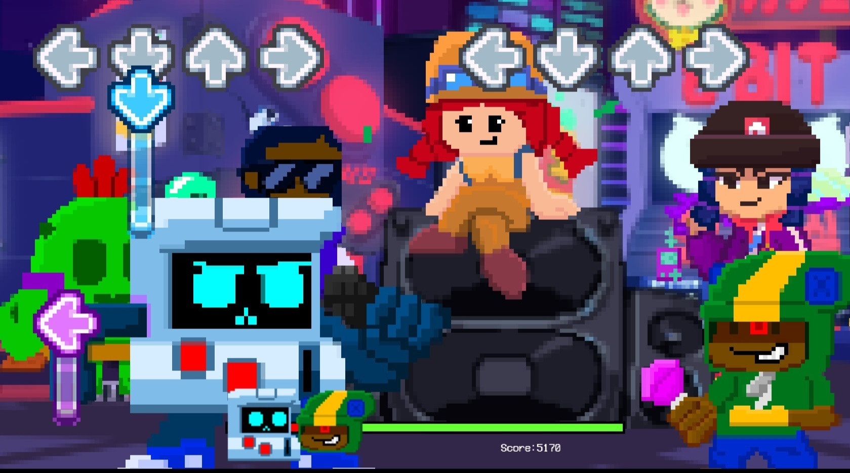 X BrawlStars Mod Mod for Friday Night Funkin' | FNF Mods