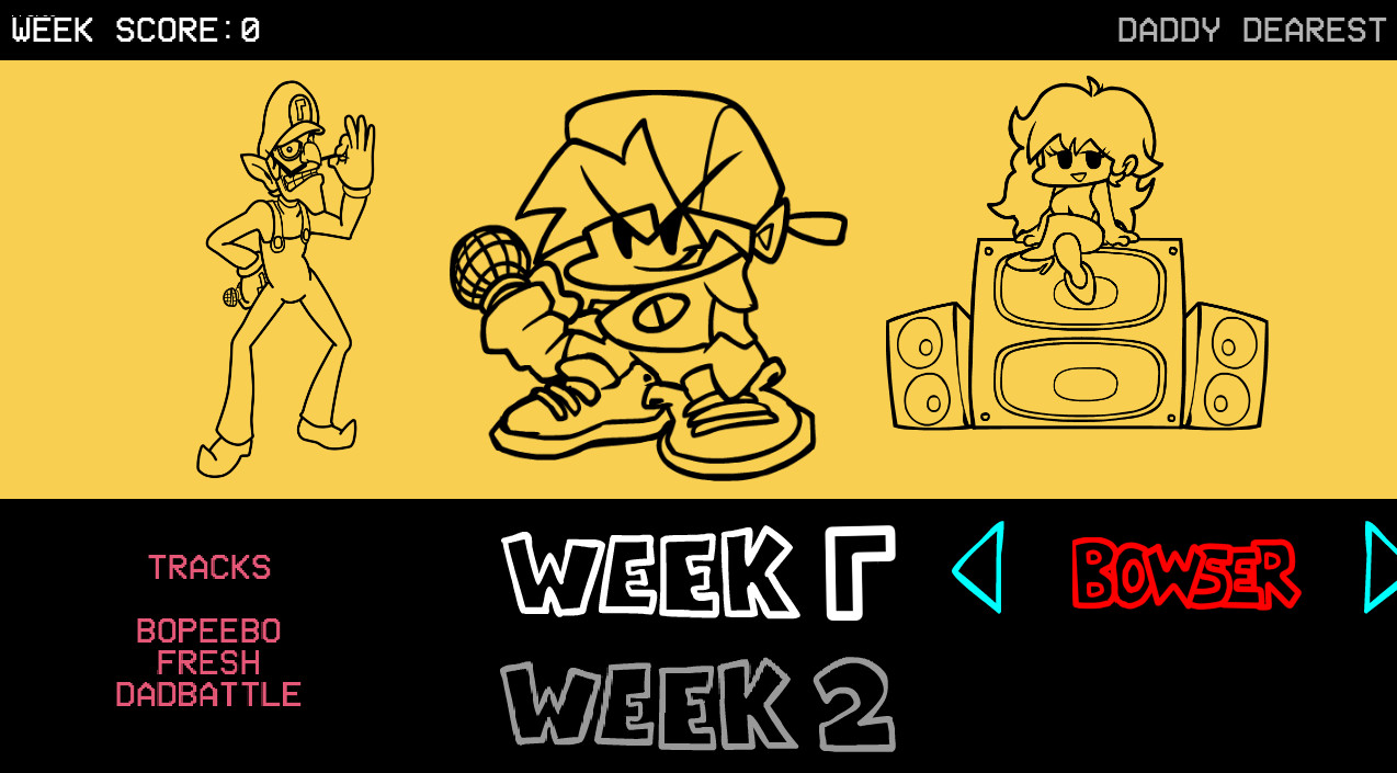 X Waluigi - Full Week Mod for Friday Night Funkin' | FNF Mods