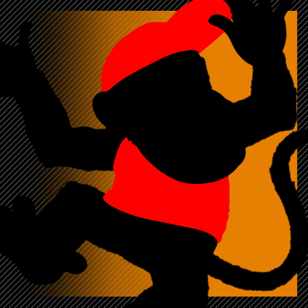 Silhouette Diddy Kong Mod for Super Smash Bros. Ultimate | SSBU Mods