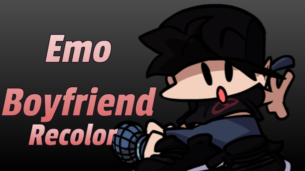Emo Boyfriend Recolor! [Friday Night Funkin'] [Mods]