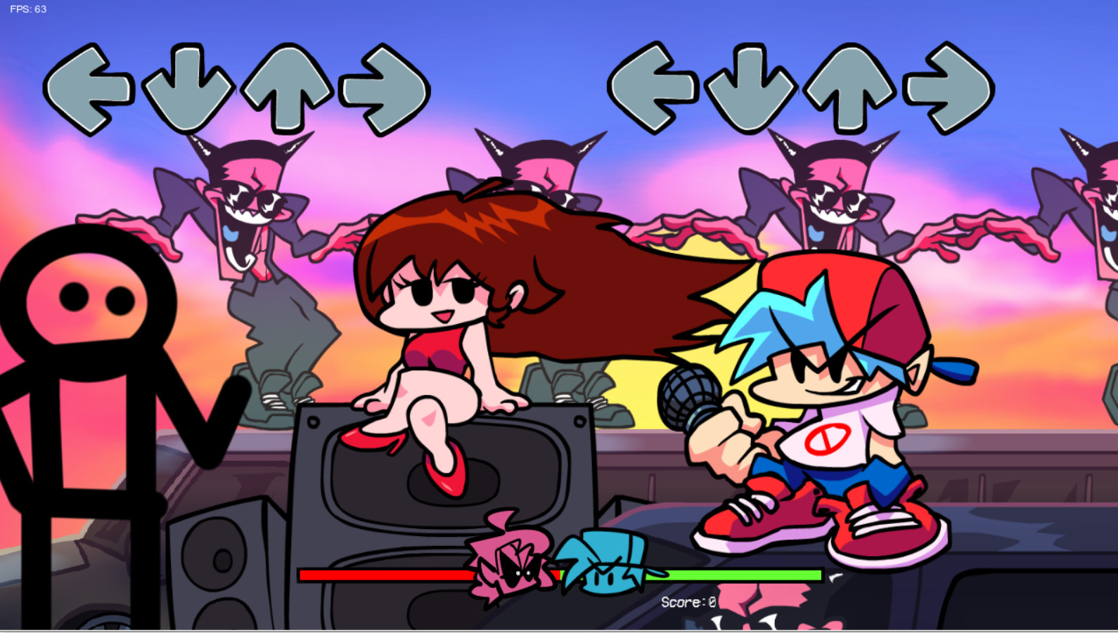 fnf but stickmen Mod for Friday Night Funkin' | FNF Mods