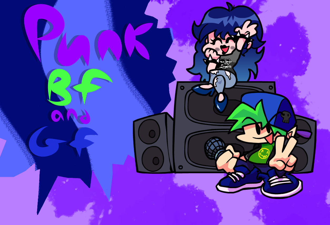 Punk BF and GF [Friday Night Funkin'] [Mods]