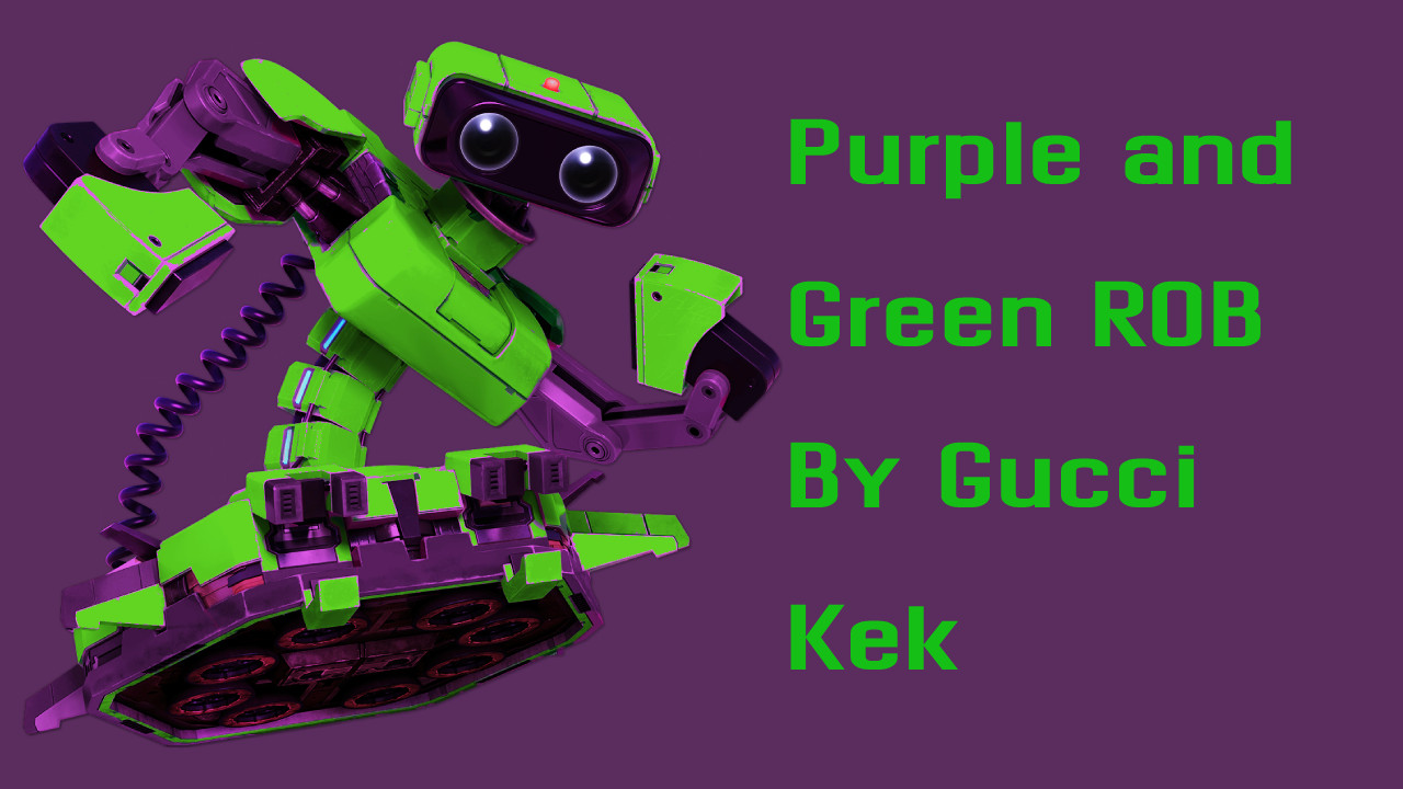 Purple and Green Rob Mod for Super Smash Bros. Ultimate | SSBU Mods
