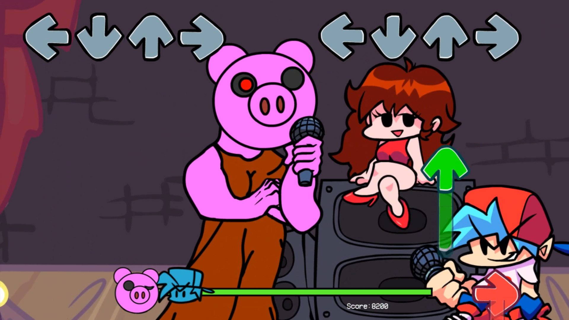 Piggy (Over Daddy Dearest) Mod for Friday Night Funkin' | FNF Mods