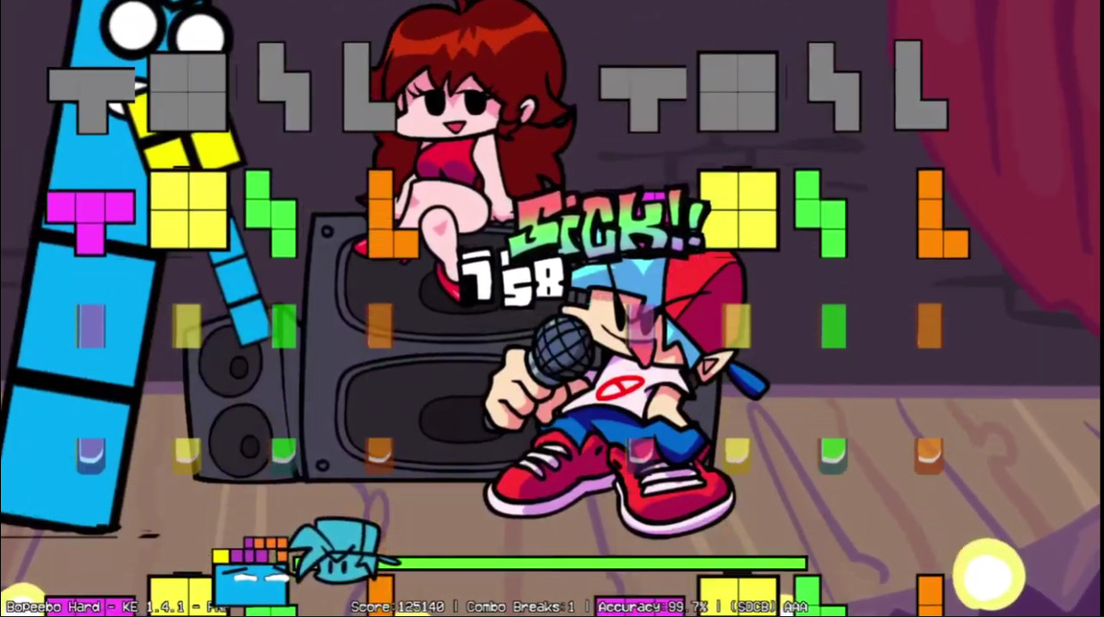 Tetris FNF Mod Mod for Friday Night Funkin' | FNF Mods