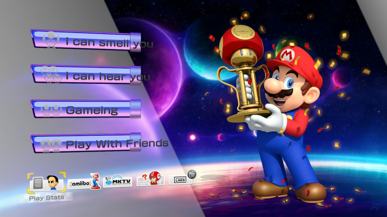 Space Themed Backgrounds Mod for Mario Kart 8 Deluxe | MK8D Mods