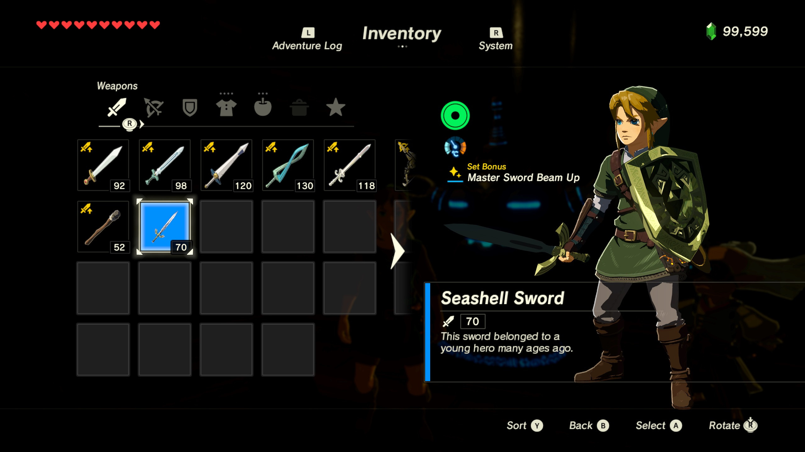 Seashell Sword and Old Man Links Shield Standalone Mod for The Legend ...