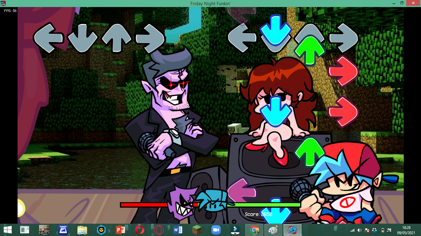 Vs Creeper Mod for Friday Night Funkin' | FNF Mods