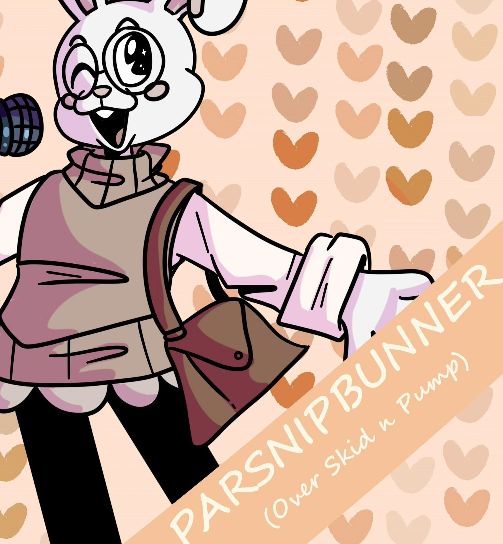 Parsnip bunner over skid n pump (FNF skin mod) [Friday Night Funkin ...